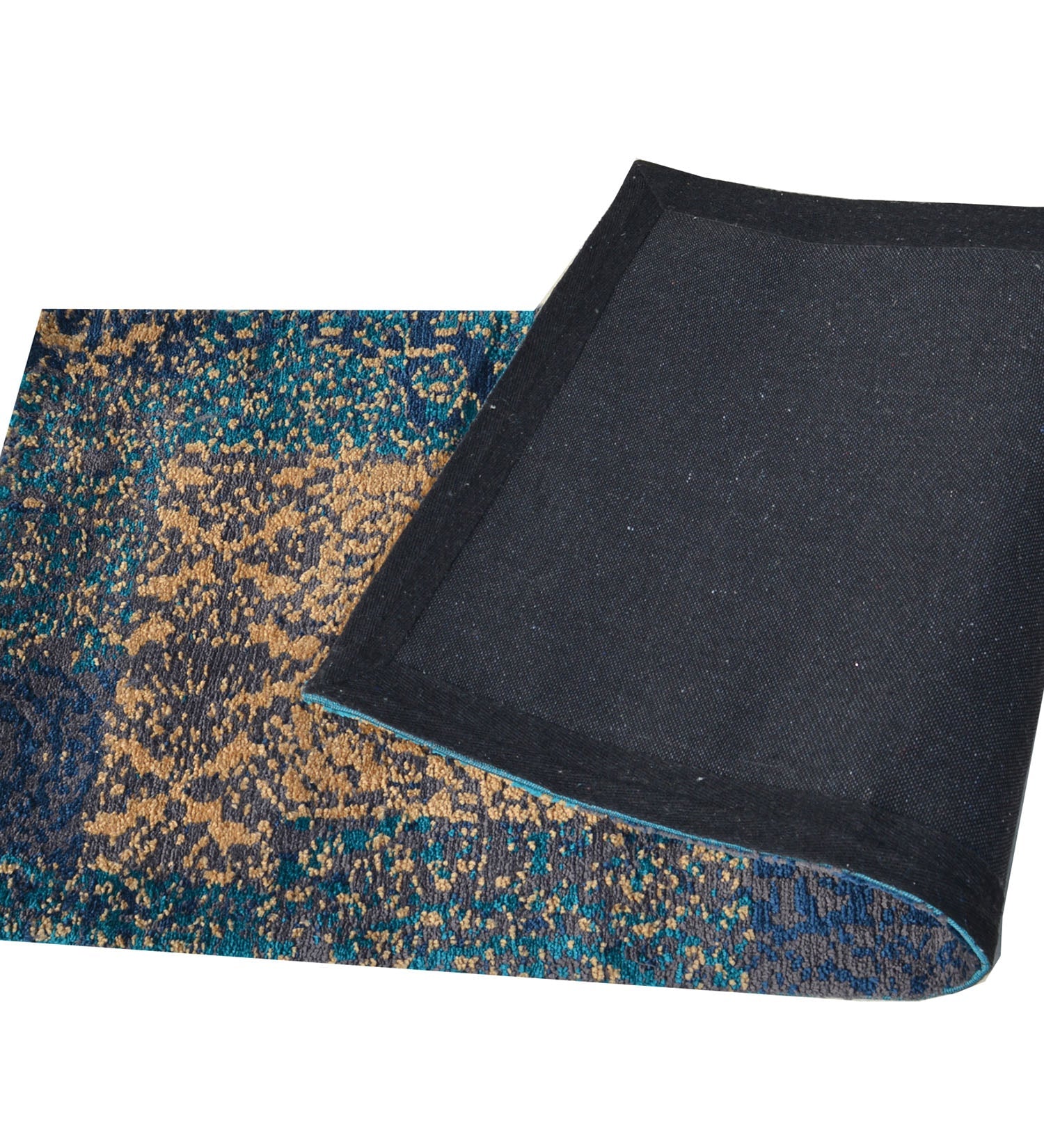Blue Traditional Polyester Runner – PrestoBazaar
